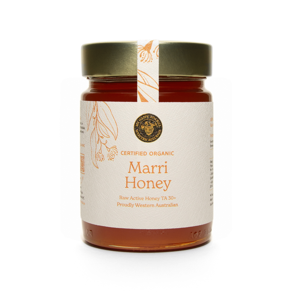 Pure Certified Organic Marri Honey | Natural 30+ TA Strength